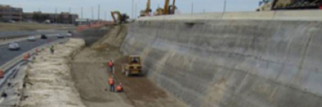 President George Bush Turnpike Emergency Wall Repair, North Texas ...